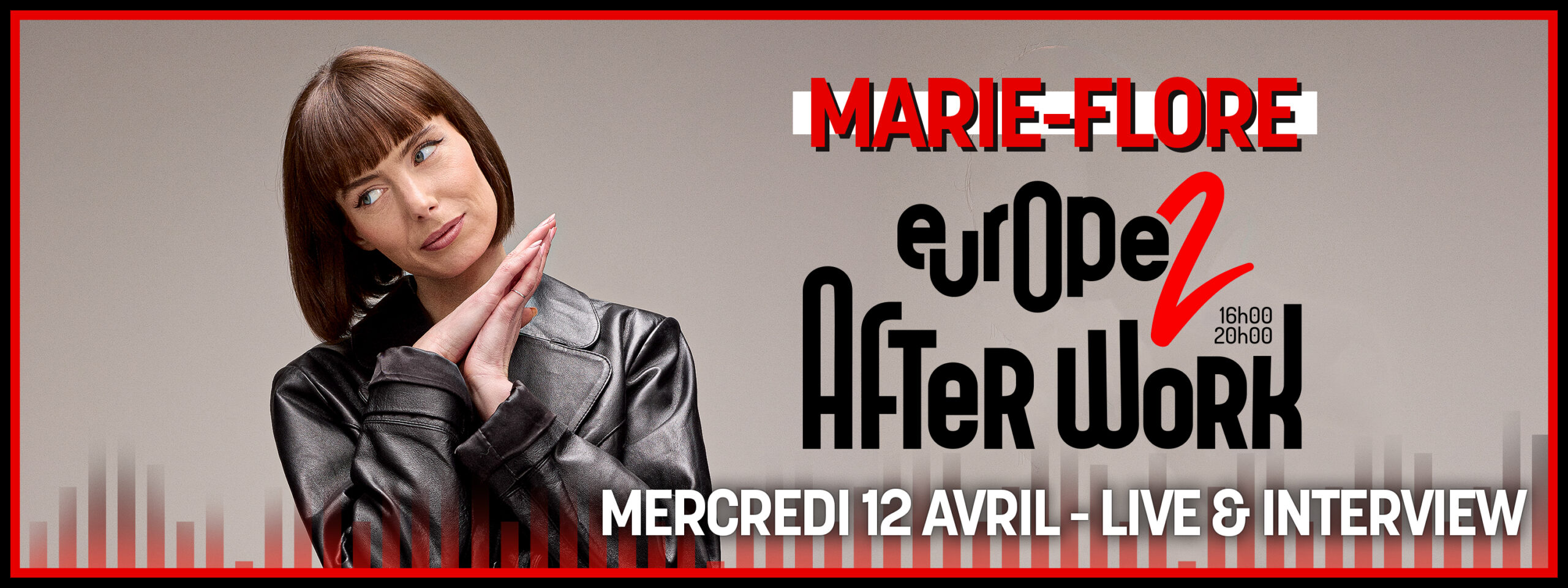 Marie-Flore sera dans After Work Europe 2 le mercredi 12 avril