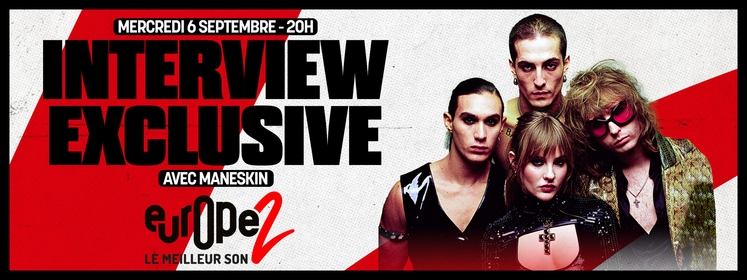 Maneskin en interview exclusive pour Europe 2 le 6 septembre