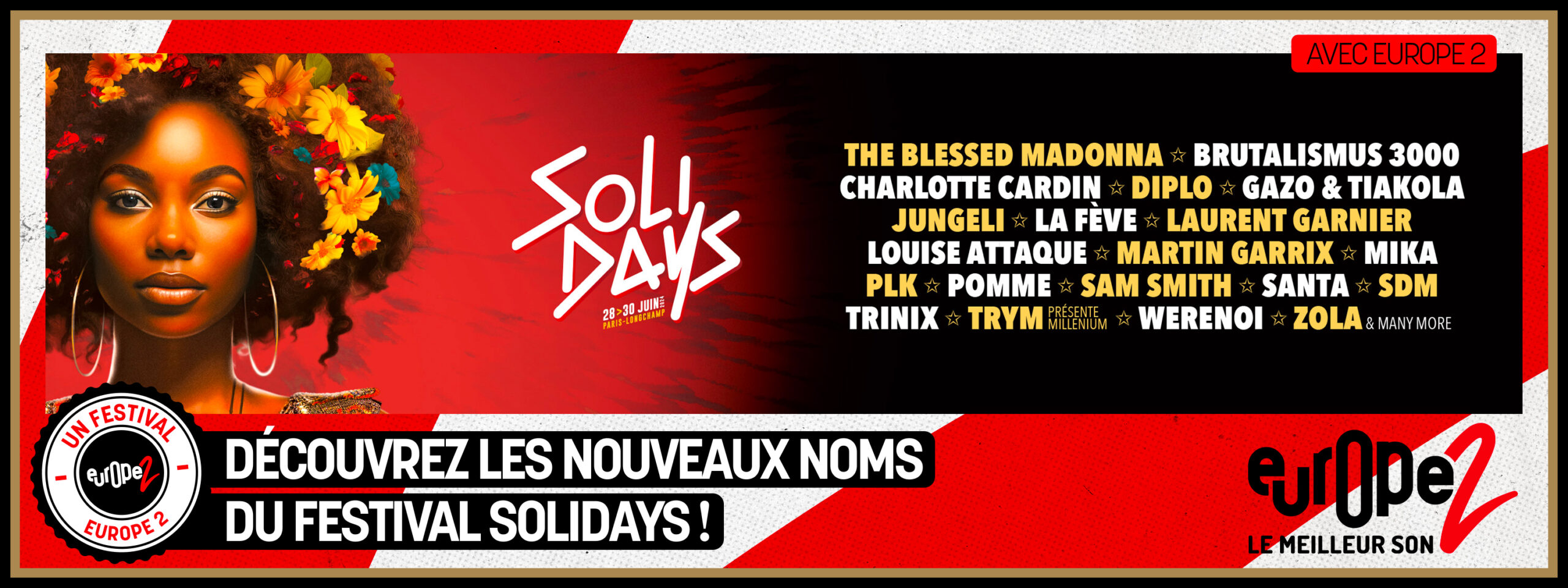 Solidays 2024 : Mika et Santa rejoignent la programmation