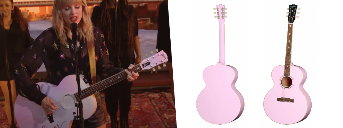 Etes-vous prêts à craquer pour cette guitare Taylor Swift