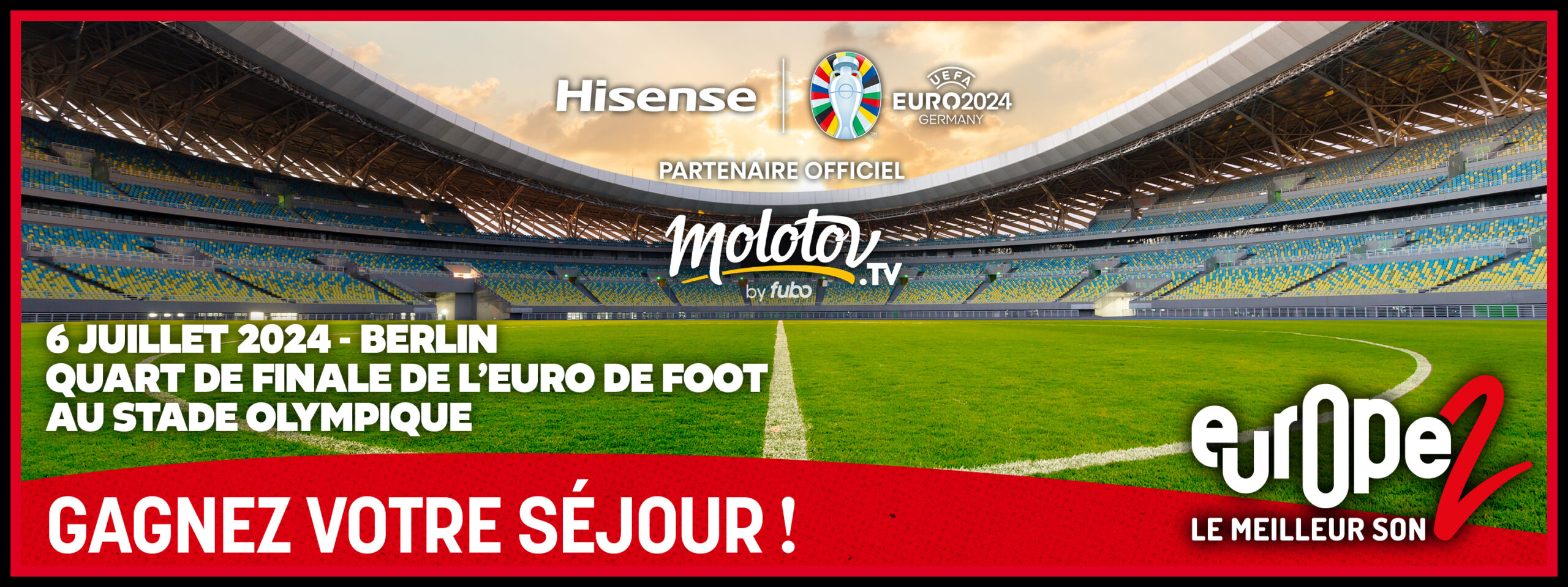 Europe 2 vous envoie à Berlin pour assister au quart de finale de l ...