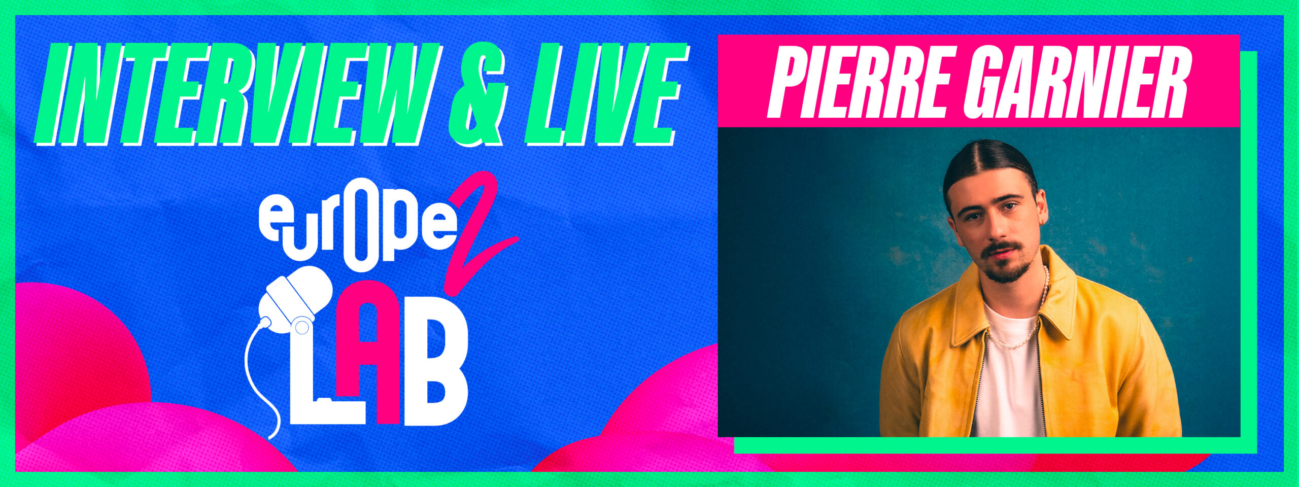 Pierre Garnier dans Europe 2 Lab : "C'est génial de re-découvrir les salles tout seul"