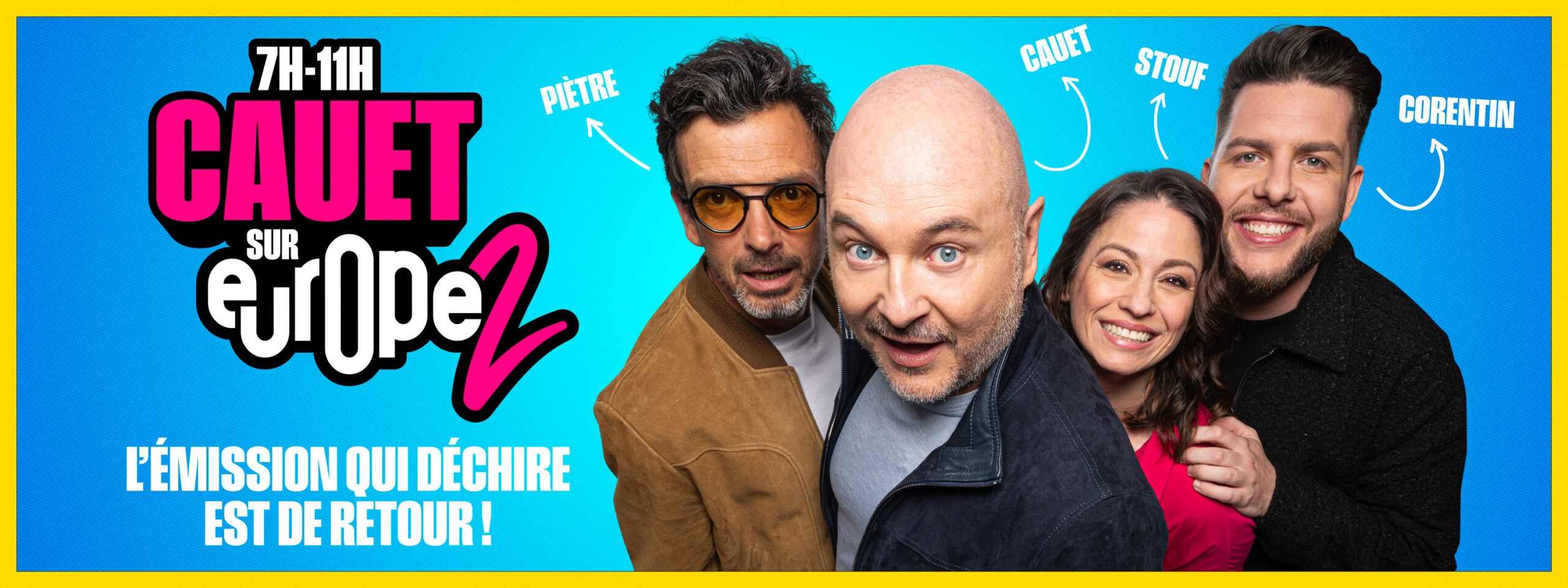 Cauet sur Europe 2, l'émission qui déchire le 28 avril - de 7h à 11h