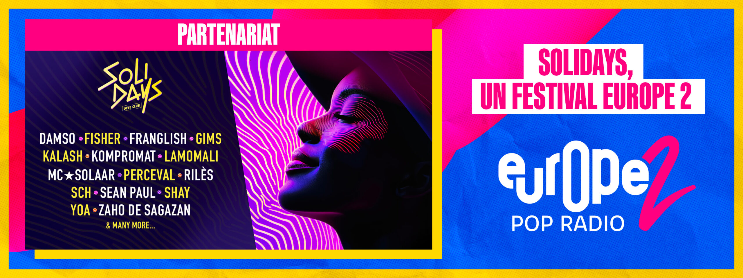 Solidays 2025 avec Europe 2, découvrez les nouveaux noms