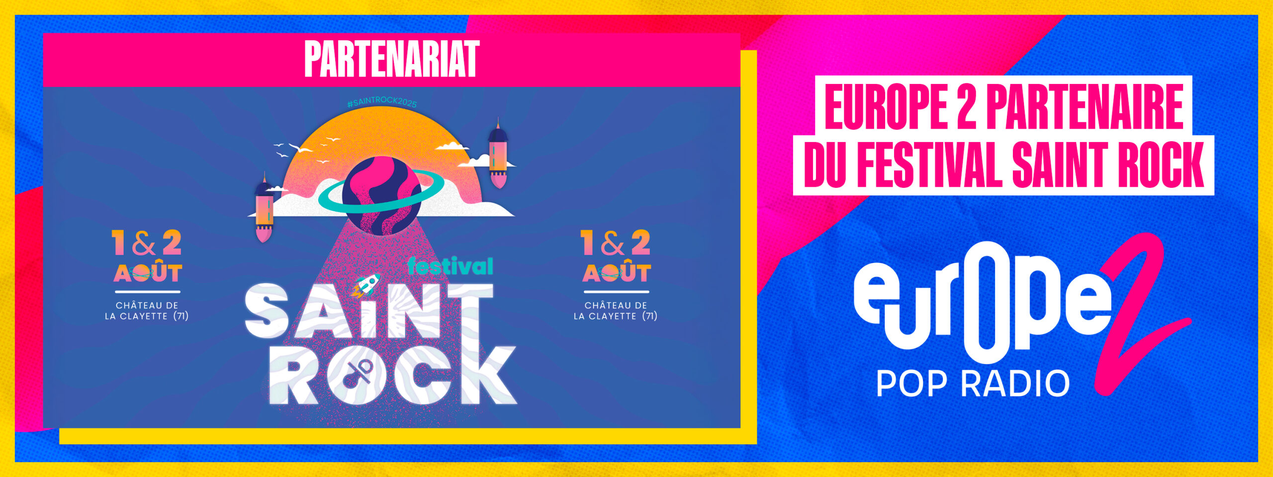 Saint Rock 2025 : un week-end de son et de fête avec Europe 2
