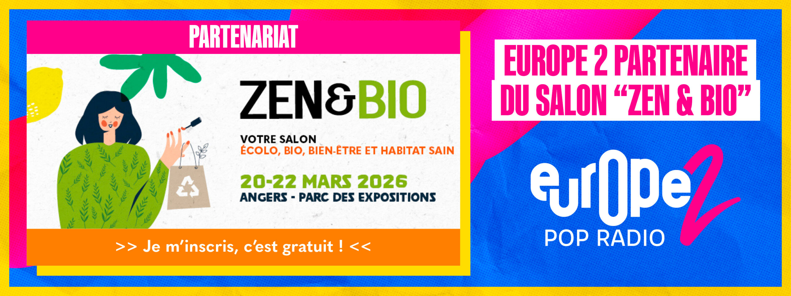 Zen & Bio Angers – 21ᵉ édition du salon bien-être et bio - avec Europe 2